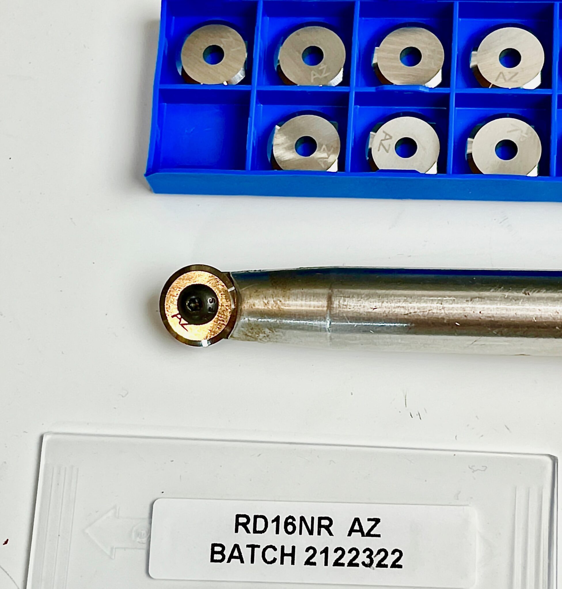 Round RD16NR Negative Rake Insert 16mm (5/8"Dia) AXE - AZ Carbide